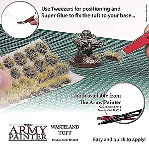 The Army Painter - Battlefield Tufts - Wasteland Tuft Bundle with Woodland Tuft and Swamp Tuft - Terrain Model Kit for Miniature Bases and Dioramas - 77 Pcs 3, Sizes