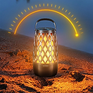 IXTECH Outdoor Bluetooth Speakers, Waterproof Portable Bluetooth Speaker Wireless with Lights, Outdoor Gifts for Dads Mom, Multi-Sync Wireless Connection, Lantern Speakers Mountable, 2 Pack