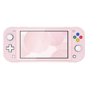 eXtremeRate Cherry Blossoms Pink DIY Replacement Shell for Nintendo Switch Lite, NSL Handheld Controller Housing with Screen Protector, Custom Cover for Nintendo Switch Lite [Console NOT Included]