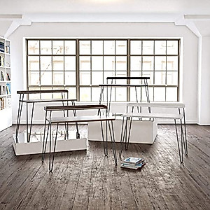 Ameriwood Home Haven Retro Desk with Riser, Espresso