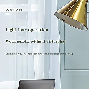 Juesi Mini Fan for Desk Bedroom, Personal Fan with 2 Blades Powerful for Cooling Office Room, Portable USB Rechargeable, Retro Vintage Tall Design, Low Noise Quiet (Green)