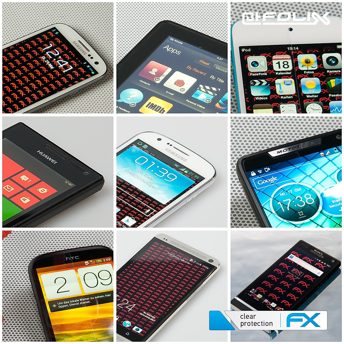 atFoliX Screen Protection Film compatible with Nextbase 512GW Screen Protector, ultra-clear FX Protective Film (3X)