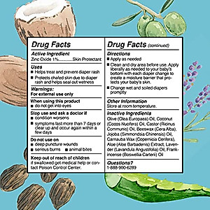 Maty's Baby Diaper Rash Relief Ointment - Natural Soothing Cloth Diaper Safe Cream Made With Organic Ingredients like Lavender, Aloe and Zinc, for Babies 2 months+, 3.75 Oz, 2 Pack