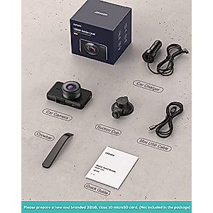 iZEEKER Dash Cam for Cars, 1080P Full HD Dash Camera, Dashcam with Night Vision, Car Camera with 3-inch LCD Display, Parking Mode, G-Sensor, Loop Recording, WDR