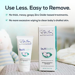 Dr. Mom Butt Balm Ultra-Premium Diaper Rash Ointment. Don't Let Diaper Rash Come Between You and Your Baby.