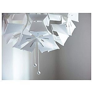 IKEA RAMSELE Adjustable Geometric Shaped (White 17in. / 43cm) Pendant Lamp