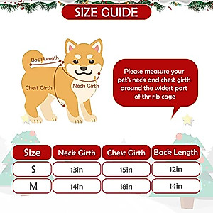 Elegant Bowtie Plaid Dog Dress Cute Checked Puppy Skirt Pet Outfit Clothes for Small Medium Cats Dogs(Red S)