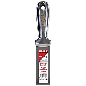 1.5" All Stainless Steel Joint Knife - LEVEL5 | Professional Grade Putty Blade, Premium Polished All-Metal, Precision Ground Edge, Ergonomic, Corrosion Resistant | 5-401