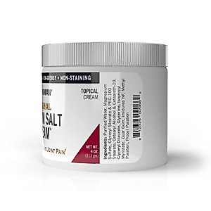 Kirkman – Epsom Salt Cream – 4oz Cream – Gluten Free – Casein Free