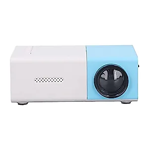 FOUF 1080P HD WiFi Bluetooth Projector, Diffuse Reflection Imaging Movie Projector, Built in HiFi Speaker, Portable Mini LCD Video Projector Compatible with Smart Phone/Laptop/PC/DVD/TV(US Plug)