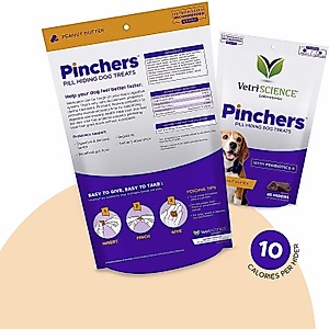 VETRISCIENCE Glycoflex Maximum Strength Hip and Joint Supplement with Glucosamine for Dogs and Pinchers Pill Hiding Treats