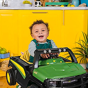 John Deere 4-in-1 Gator Baby Walker, Push Walker Activity Center, Authentic Gator Design, Easy Fold Frame, Green Age 6 Months+