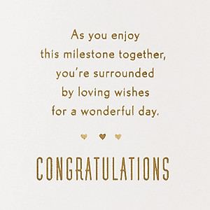 Hallmark Anniversary Card for Couple (Loving Wishes)