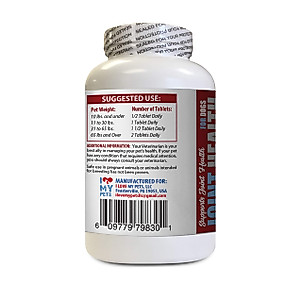 I LOVE MY PETS LLC pet Joint Supplements - Joint Health for Dogs - with Turmeric - MSM - Premium - chondroitin for Dogs - 120 Treats (2 Bottles)