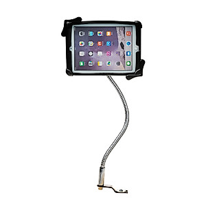 Gooseneck Car Mount – CTA Secure Gooseneck Car Mount with Lock and Key Security System for iPad 10th Gen 10.9" - iPad 7/8/9 Gen 10.2" - Surface Pro 4 - Surface Go 3 - Galaxy Tab S3 - Black (PAD-SGCT)