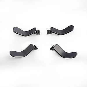 TOMSIN 4 pcs Mini Paddles for Xbox Wireless Elite 2 Controller,Metal Stainless Steel Back Paddles Replacement Parts for Xbox One Elite Controller Series 2 Model 1797 (Black)