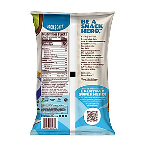 Jackson’s Sweet Potato Farmhouse Ranch Kettle Cooked Chips - with Premium Avocado Oil (5 oz, Pack of 7) - Gluten-Free, Peanut Free, Vegan, Allergen-Friendly - Shark Tank Product