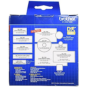 Brother Genuine DK-2210 Continuous Length Black on White Paper Tape for Brother QL Label Printers, 1.1" x 100' (29mm x 30.4M), 1 Roll per Box, DK2210
