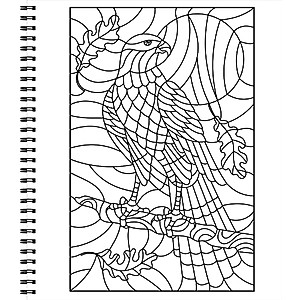 Color & Frame - 3 Books In 1 - Birds, Landscapes, Gardens (Adult Coloring Book - 79 Images to Color)