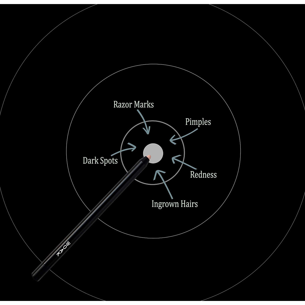 WOAK Stealth Fighter Pen - Concealer for Men – Hybrid Skin Care - Hide and Fight Blemishes (Fair)