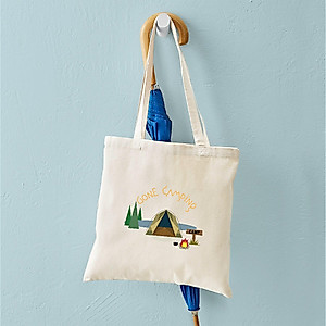 CafePress Gone Camping Tote Bag Canvas Tote Shopping Bag