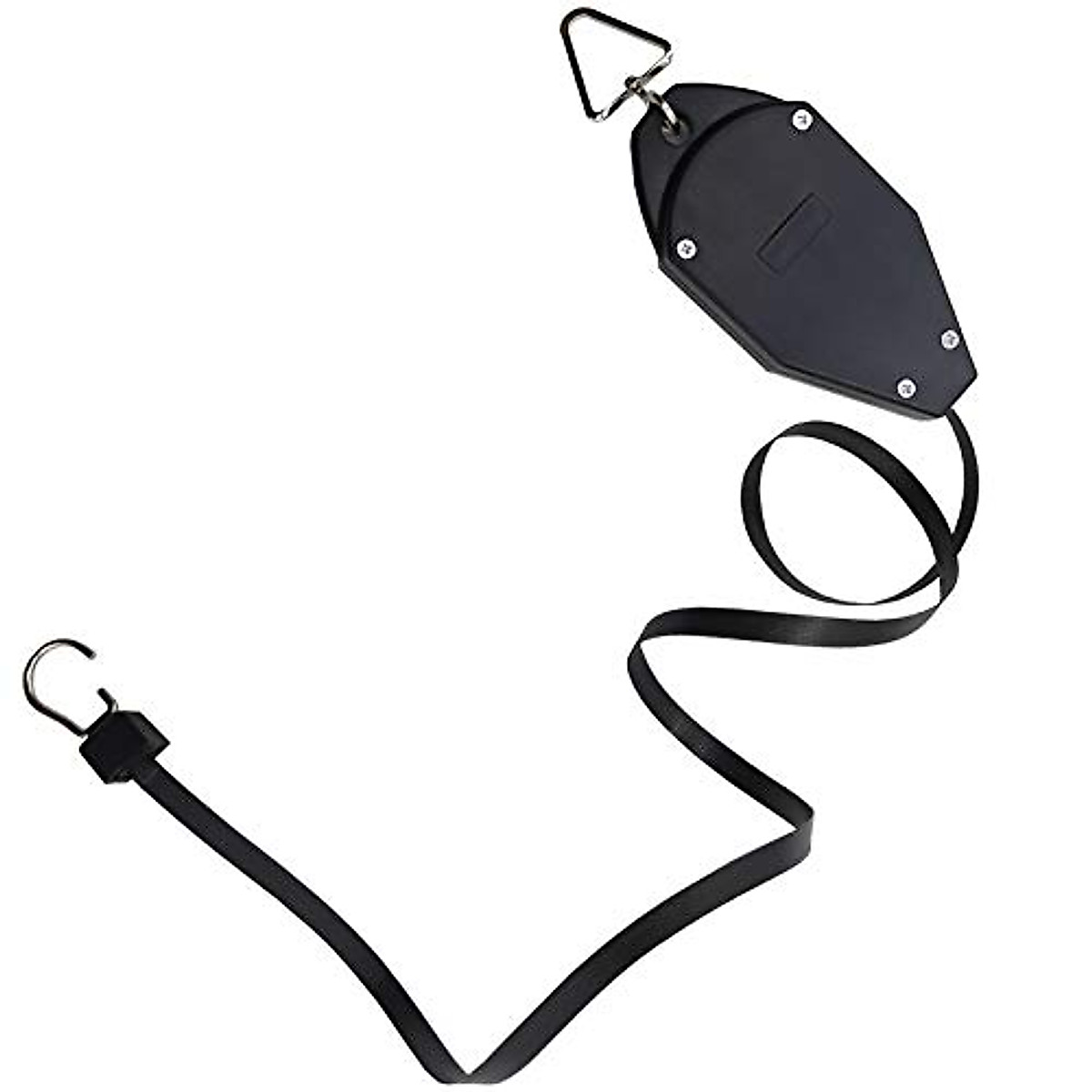 TIHOOD 3PCS Plant Pulley Hanger with 3 PCS Metal Ceiling Plant Hooks, Retractable Plant Hook Pulley, Adjustable Heavy Duty Plant Hanging Pulleys for Garden Baskets & Bird Feeder