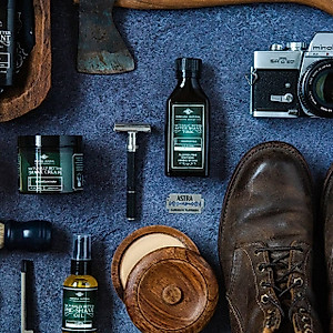 MNSC Wrangler Naturally Better Pump Shave Cream - Smooth, Hypoallergenic, All-Natural, & Handcrafted in USA