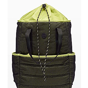 Lululemon Dash All Day Backpack (Black/Lemon Vibe)