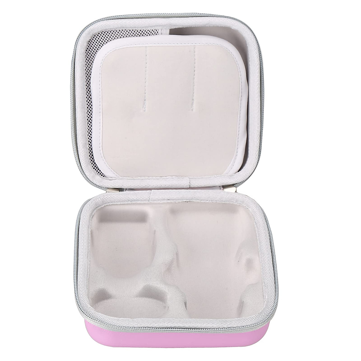 FBLFOBELI EVA Hard Storage Carry Case Compatible with Braun Silk-épil 9 9-890/Silk-épil 9 9-720/Silk-épil 9 9-880 Epilator Facial Hair Removal (Pink)