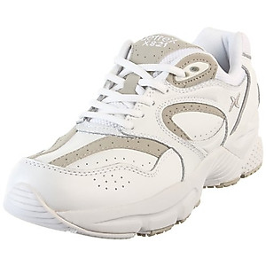 Apex Women's Apex Lace Walkers Walking Shoe,White,10.5 W US