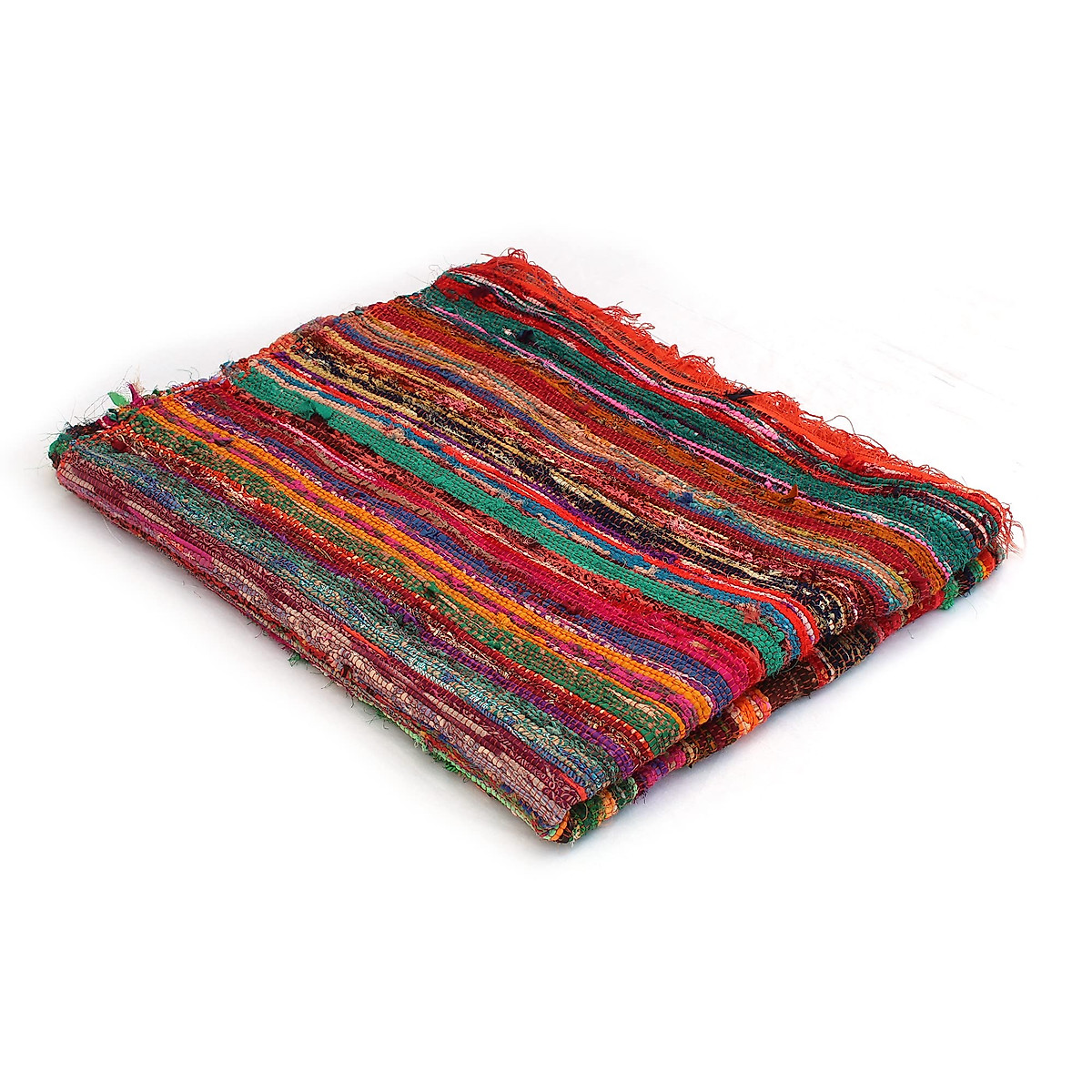 Handmade Braided Chindi Rug, Rag Rug, Area Rug, Carpet Rug, Runner Rug 3x5 Foot, 4x6 Foot, 5x7 Foot, Carpet Rug (4x6 Foot)