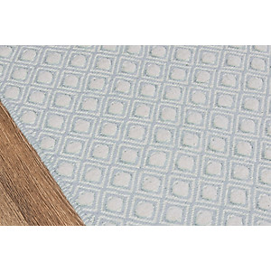 Erin Gates by Momeni Langdon Windsor Blue Hand Woven Wool Area Rug 5' X 8' (LANGDLGD-2BLU5080)