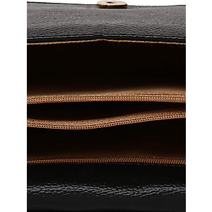 KLEIO Women's Quilted Vibrant Cross Body Sling Hand Bag For Medium Black