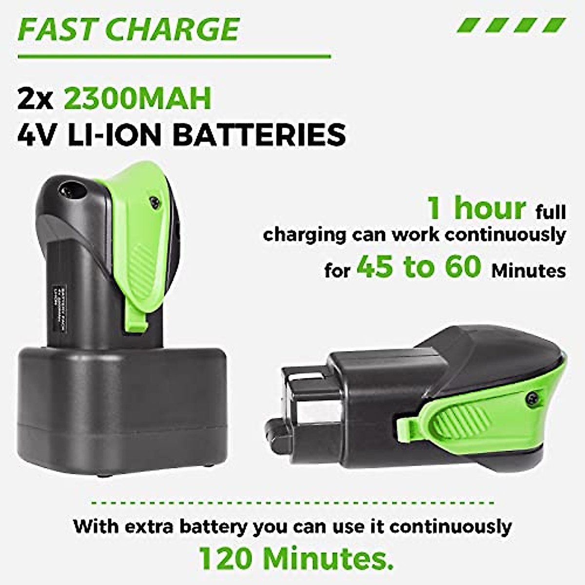 walowalo Electric Fabric Scissors Box Cutter 2 Rechargeable Batteries 2 PCS Blades for Crafts Sewing Cardboard Scrapbooking Leather 4V Li-Ion Power Cordless Shears Cutting Tool (Fast Charge Version)