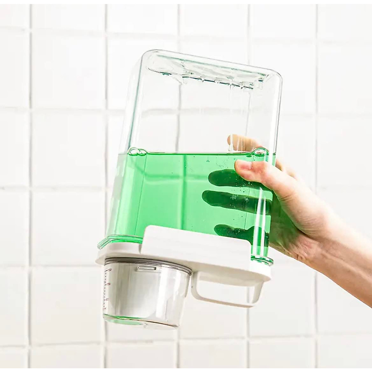 Laundry Detergent Dispenser- Detergent Dispenser for Laundry Room - Liquid Laundry Detergent Dispenser - Laundry Soap Dispenser for Liquid Detergent - Laundry Containers for Organizing