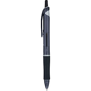 PILOT Acroball Colors Advanced Ink Refillable & Retractable Ball Point Pens, Medium Point, Black Ink, 6 Pack