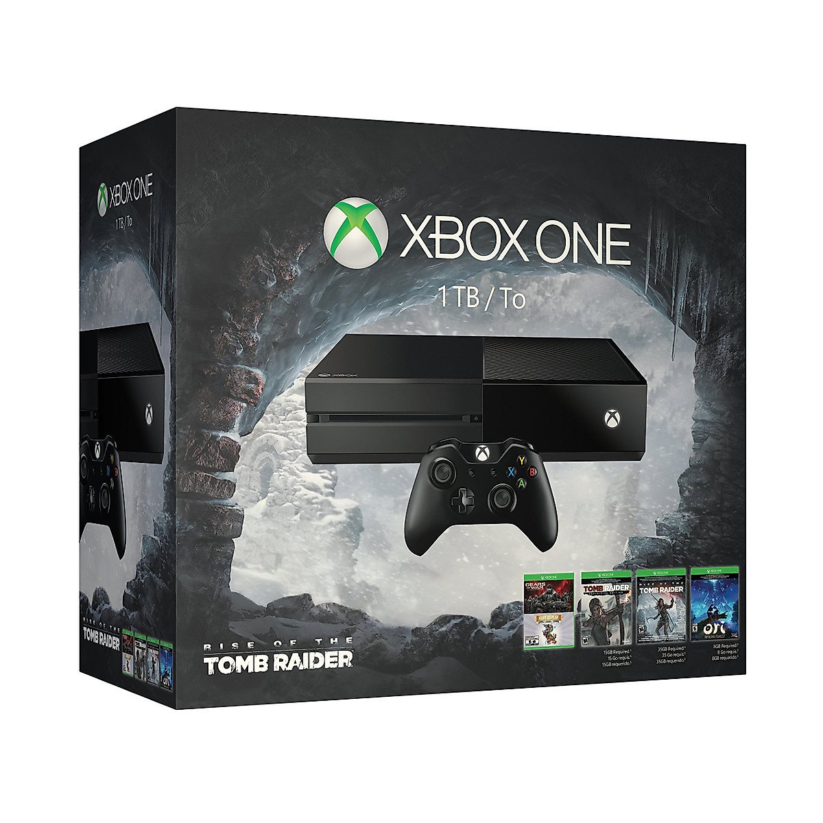 Microsoft Xbox One 1TB Console - 5 Games Holiday Bundle