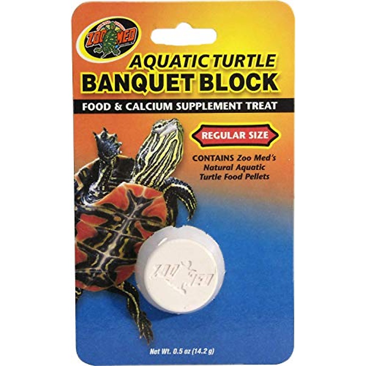 Zoo Med Aquatic Turtle Banquet Block [Set of 2] Size: Regular - Value Pack (5.25" H x 3.25" W x 1.8" L)