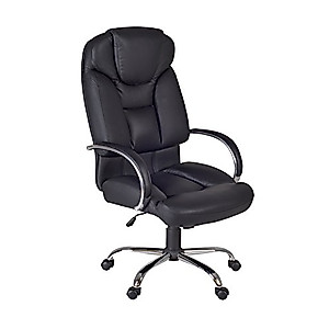 Regency Goliath Big and Tall Swivel Chair, Black