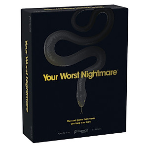 Your Worst Nightmare by Pressman - The Card Game That Makes You Face Your Fears, Black