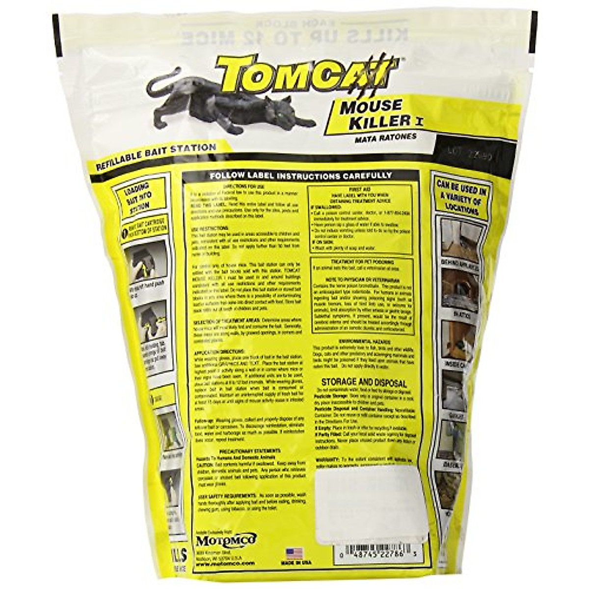 MOTOMCO Tomcat Refill Mouse Killer, 16-Ounce