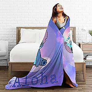 Super Soft Blanket, Unisex Throw Blanket Flannel Blankets for Bedding Couch Sofa Living Room Throws All Season 3-60"x50"