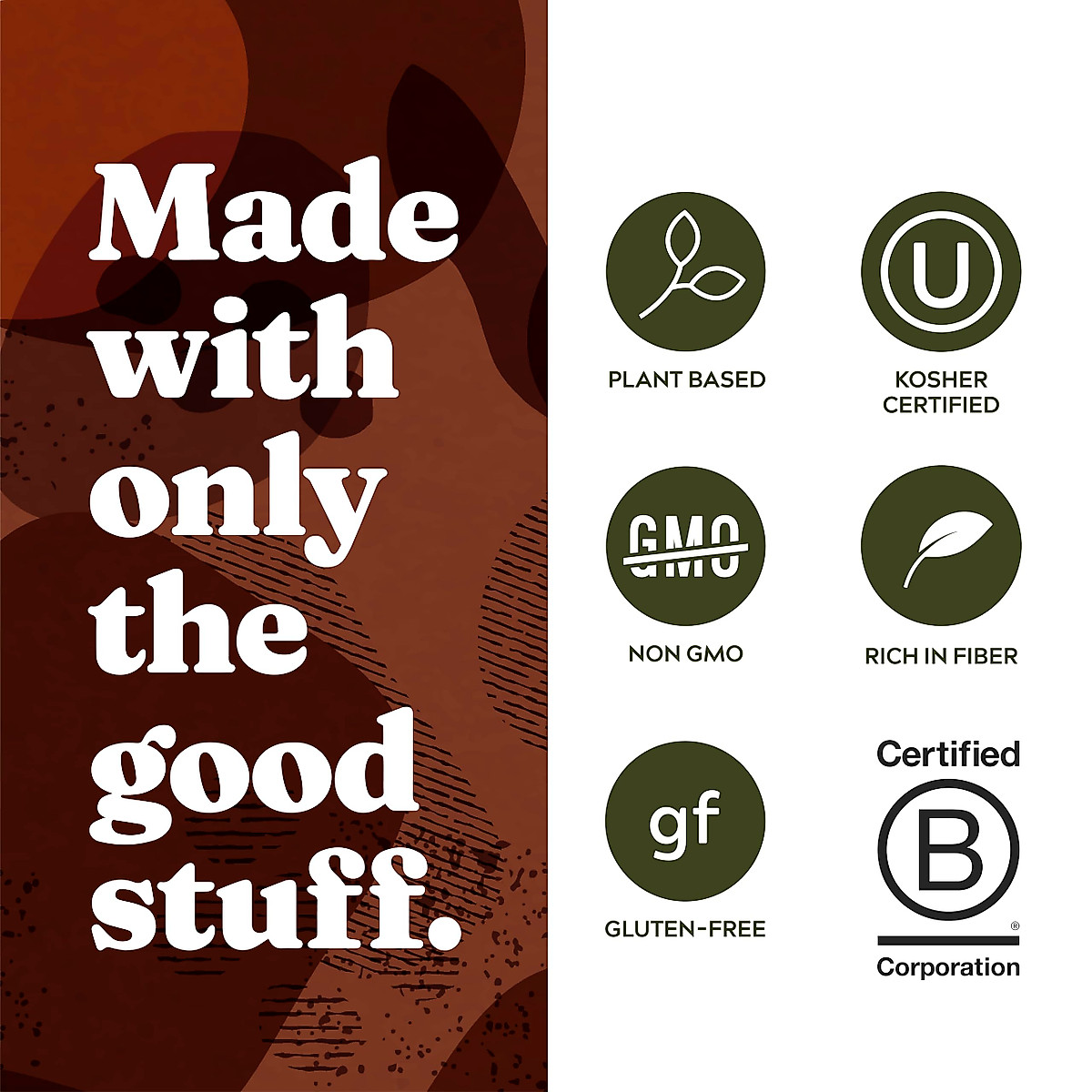 Simply Protein - Dark Chocolate Almond Crispy Bars - Plant Based Protein Bars - Low Carb, Low Sugar, High Fiber - 13g Protein, 2g Sugar, 7g Fiber - Vegan, Gluten Free, Non GMO, Kosher - 12 Bars