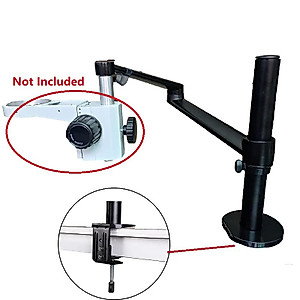 LIRUXUN Adjustable Microscope Stand Holder Metal 25MM Pillar Binocular Trinocular Microscopio Bracket Table Clamp Support (Color : D, Size : See Figure)