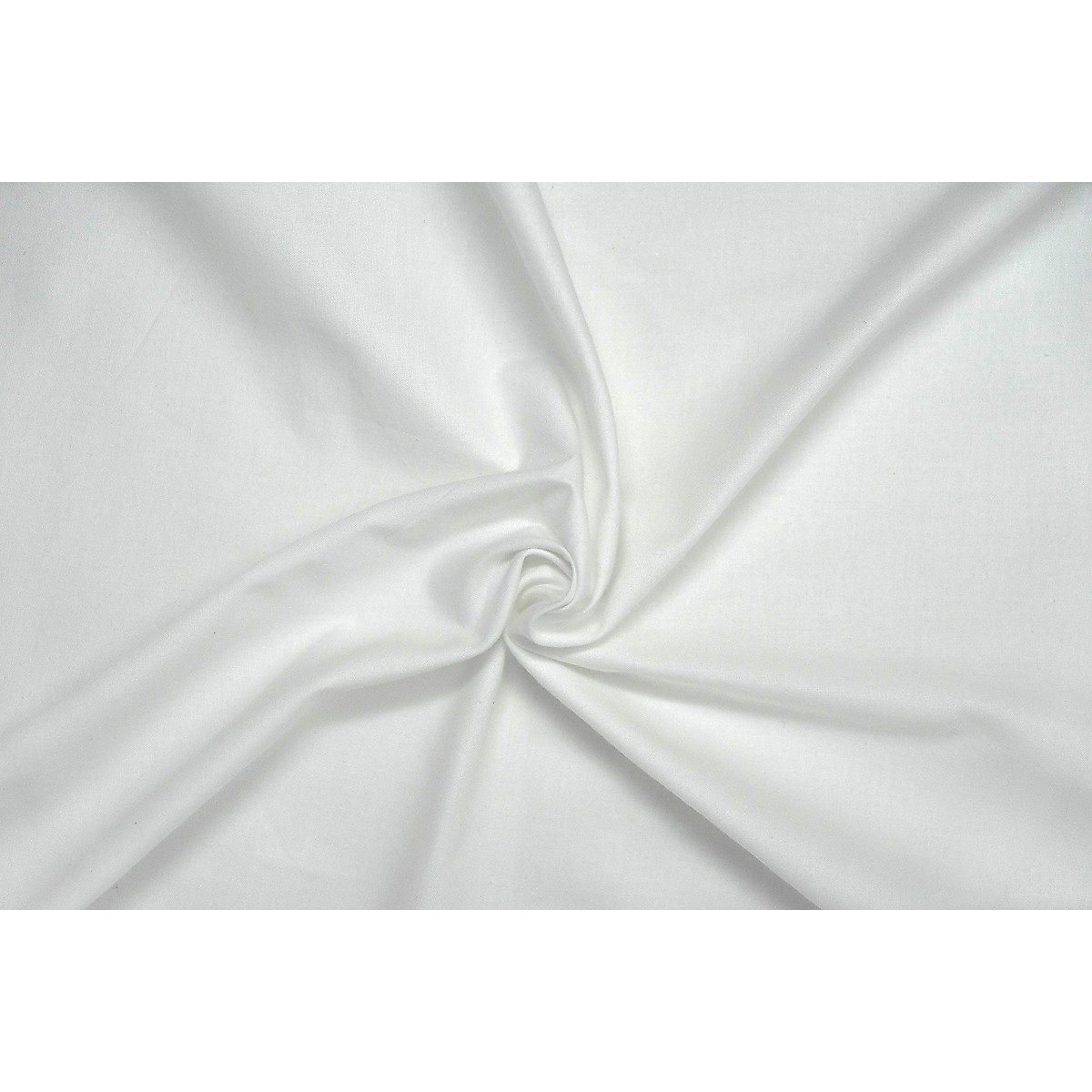 100% Cotton 118/120" Wide Muslin. Sold by Yard, Bleached, White