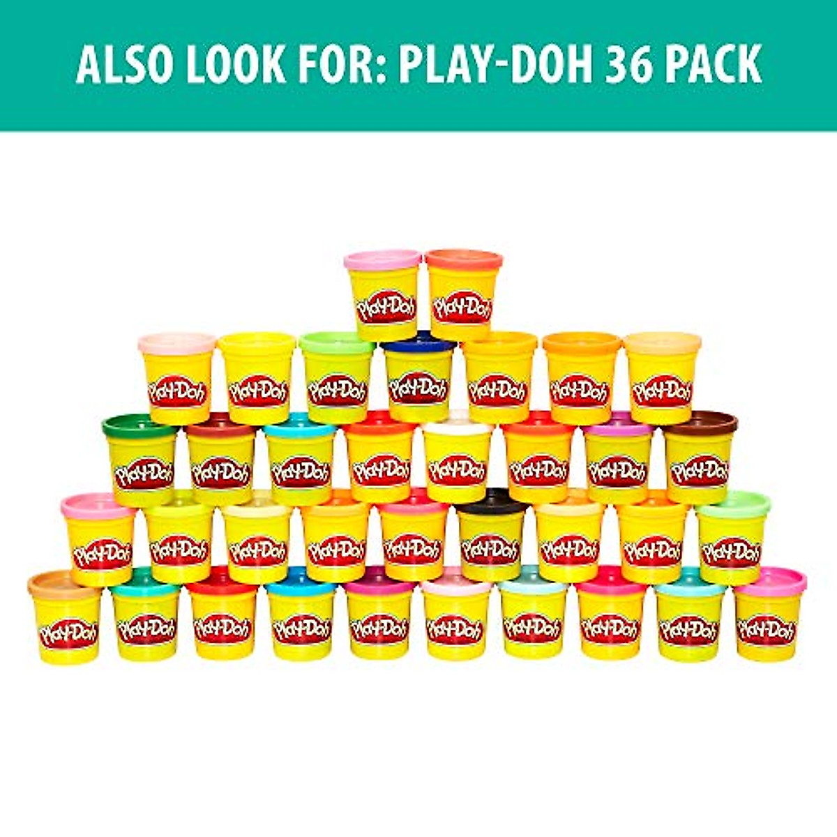 Play-Doh Play 'N Store Kids Table for Arts & Crafts Activities with 8 Non-Toxic Colors, 2 Oz Cans (Amazon Exclusive)
