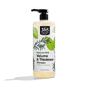 365 by Whole Foods Market, Volume & Thick Shampoo Rosemary Mint, 32 Fl Oz