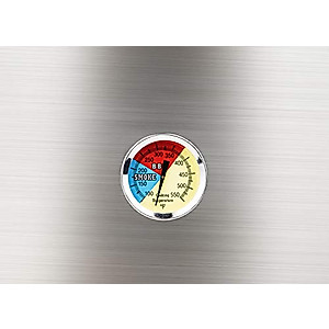 Open Faced Grill Pizza Oven for Gas or Charcoal Grill, Includes Ceramic Pizza Stone