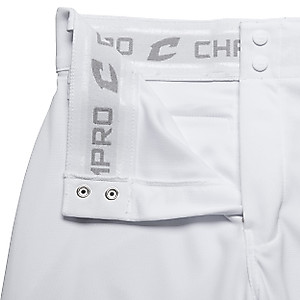 CHAMPRO Boys Knicker Baseball Uniform Pants, White, Medium US