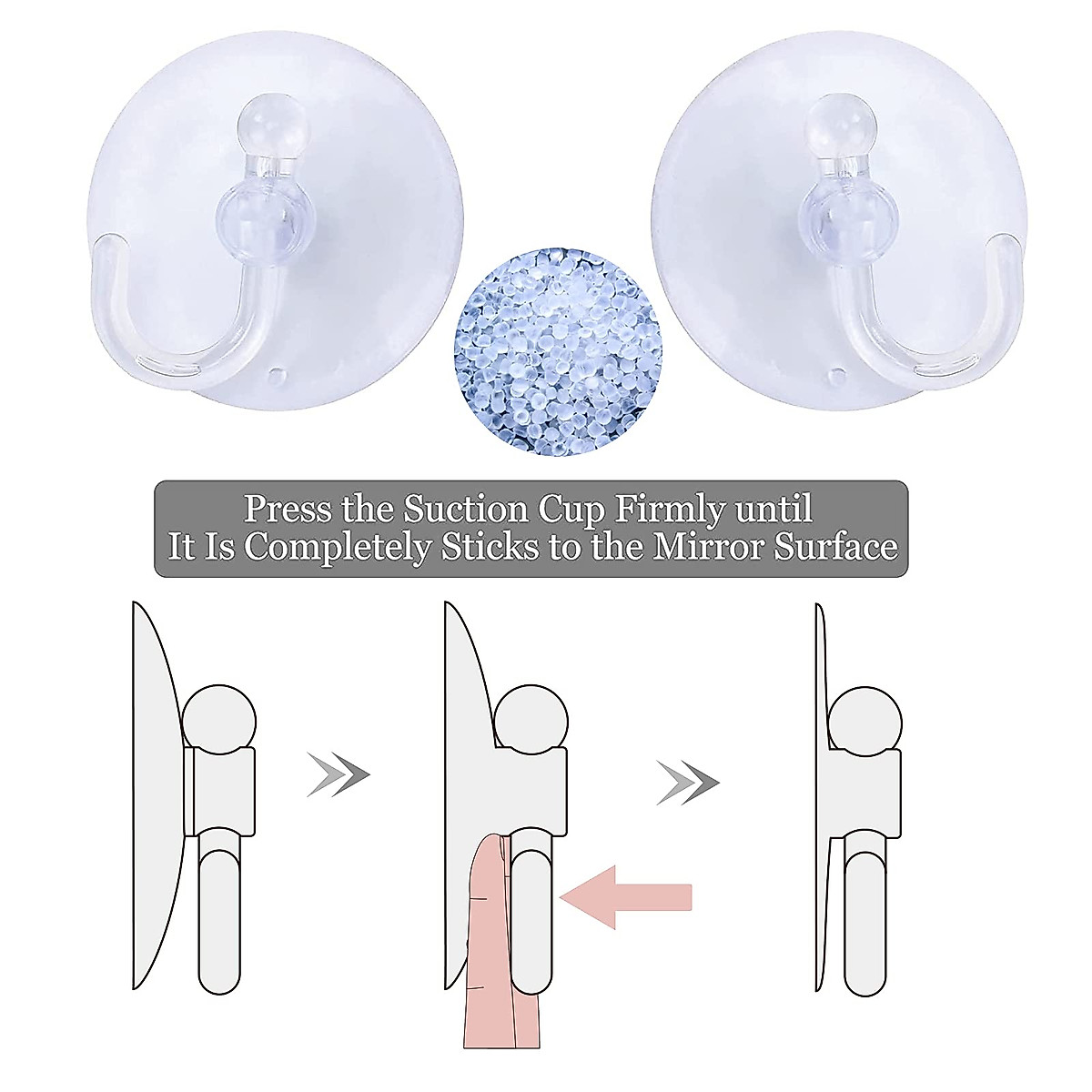 Kingsmile Beard Hair Catcher, Beard Bib Apron for Men, Beard Bib & Beard Apron, Beard Catcher with 2 Suction Cups, Hair Clippings Catcher, Shaving Apron for Shaving & Trimming, Waterproof Black